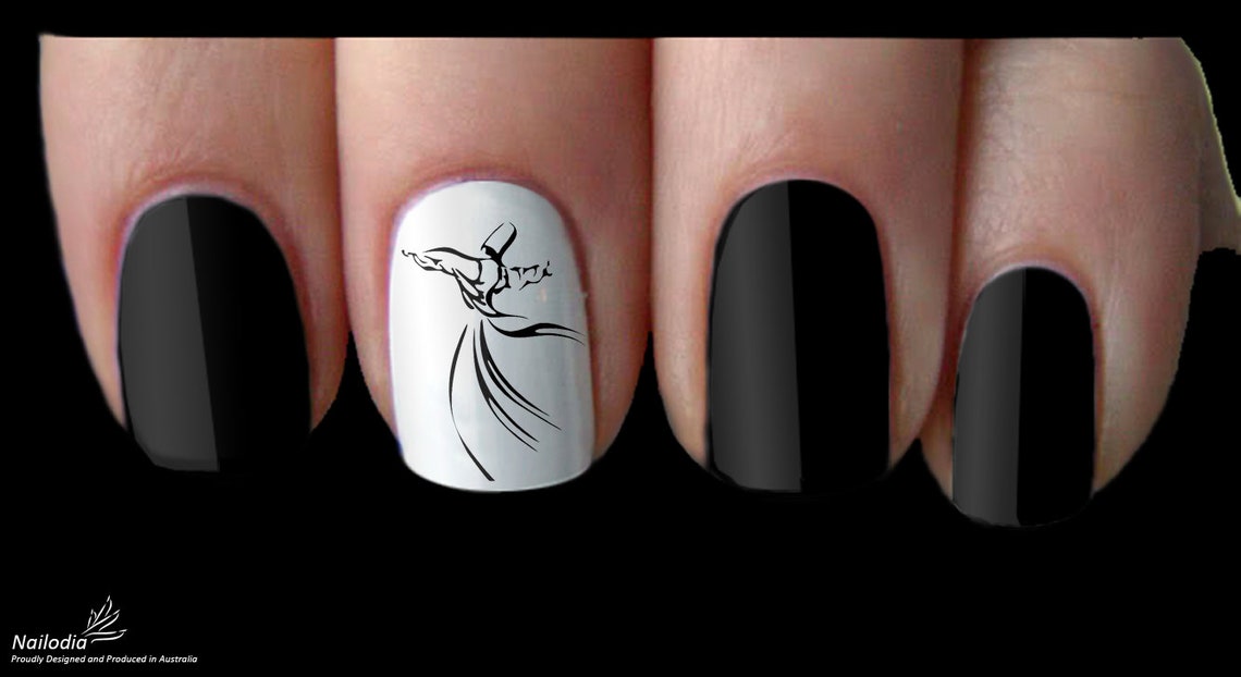 Persian Poet Molana Molavi Rumi Nail Art Decal Sticker - Etsy