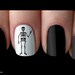 Skeleton Nail Art Decal Sticker - Etsy