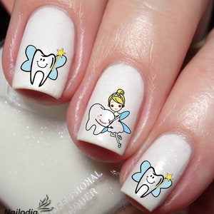 Tooth Fairies Nail Art Decal Sticker - Etsy