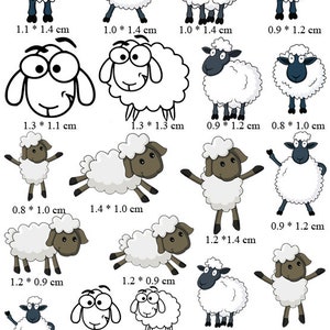 Cute Sheep Nail Art Decal Sticker - Etsy