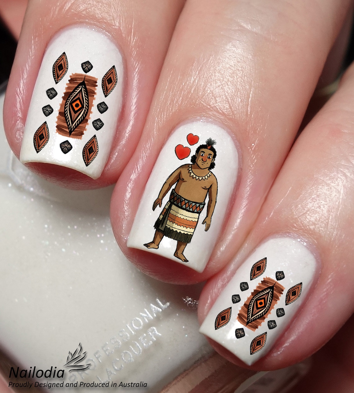 Samoa Islander Theme Nail Art Decal Sticker - Etsy