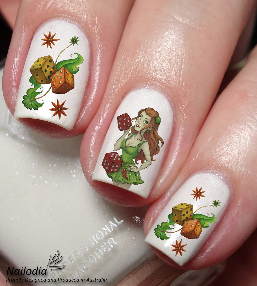 I Feel Lucky Nail Art Decal Sticker - Etsy