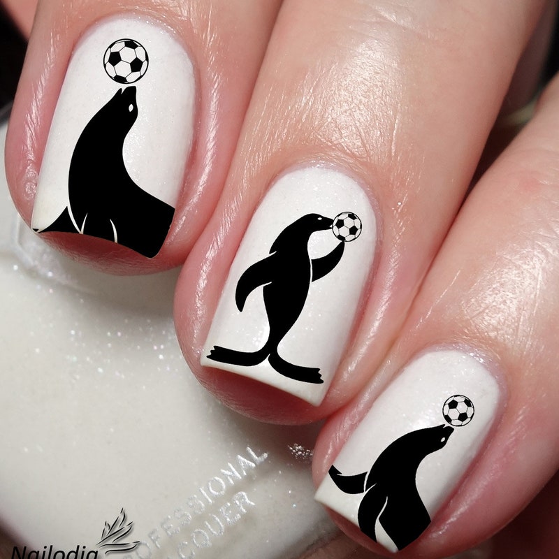 Seal Nail Sticker - Etsy UK