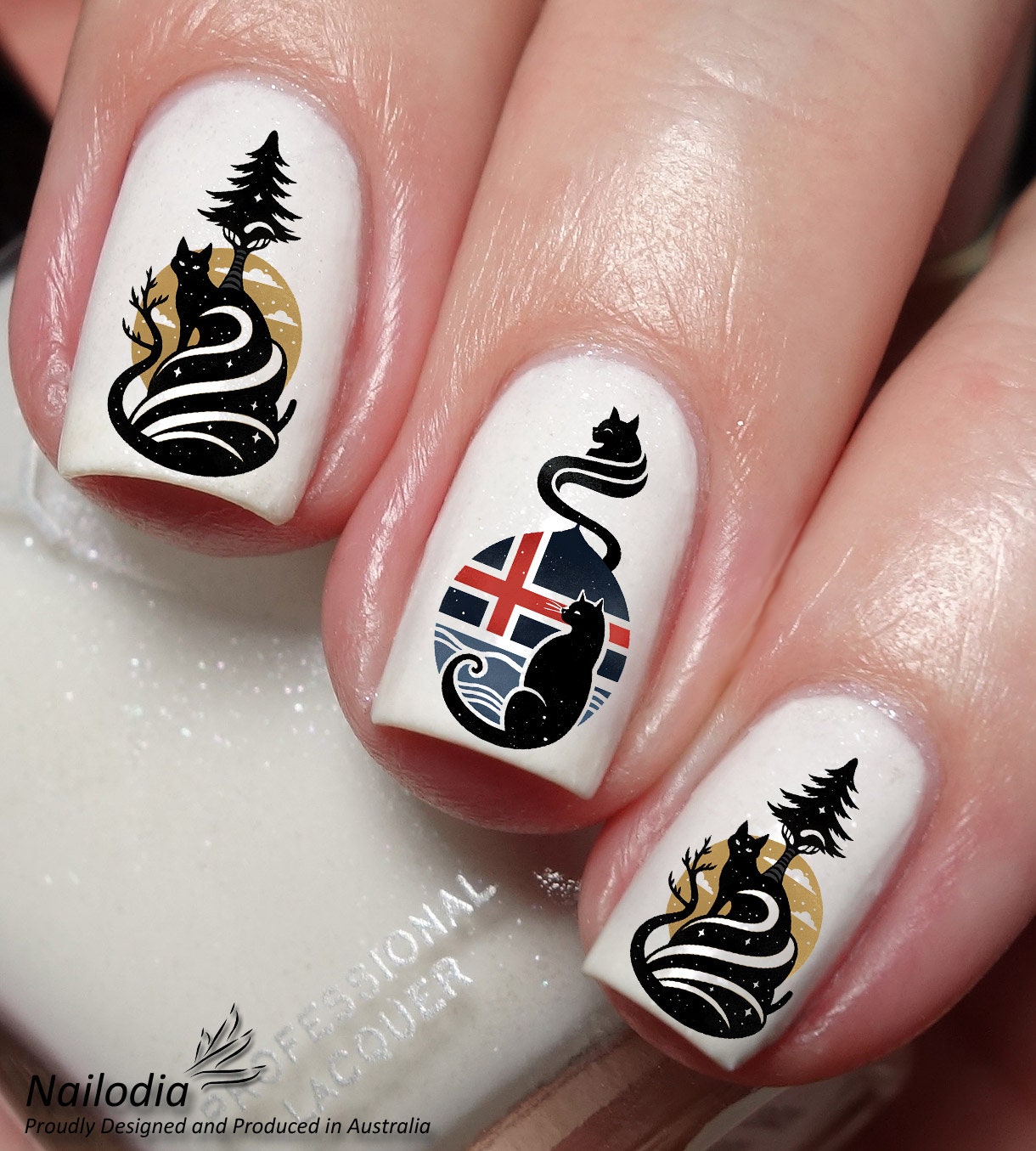 Norwegian Forest Cat Nail Art Decal Sticker - Etsy