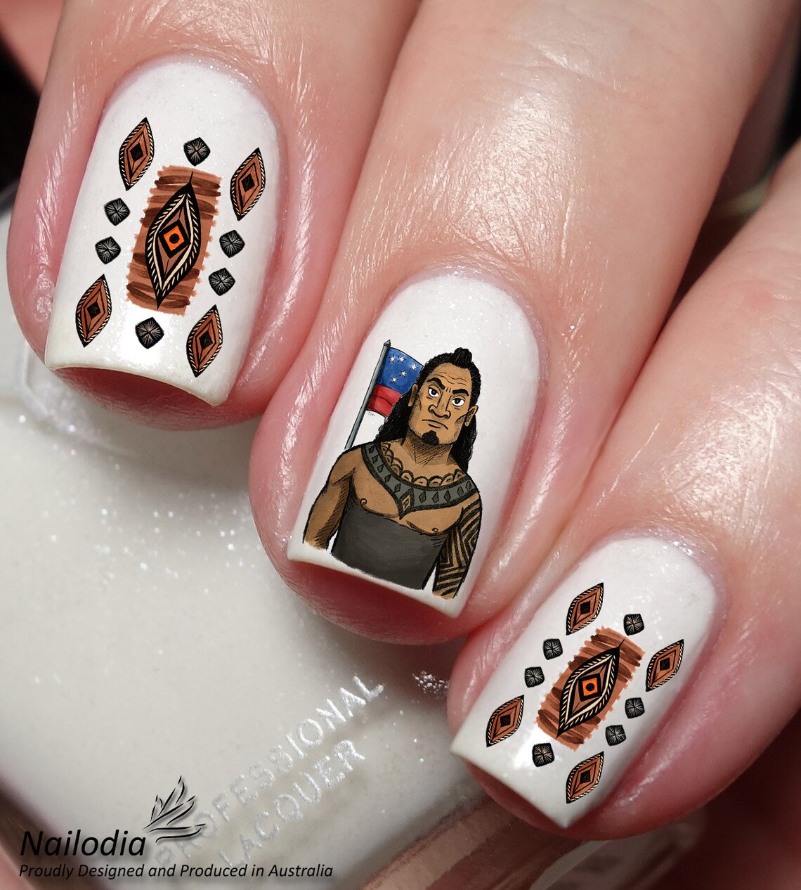 Samoa Islander Theme Nail Art Decal Sticker - Etsy