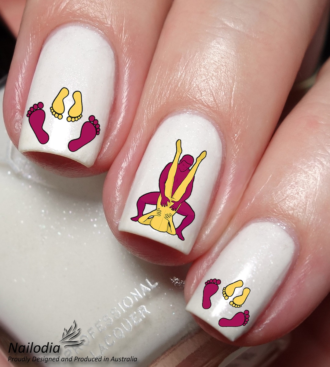 Sex Position Nail Art Decal Sticker - Etsy