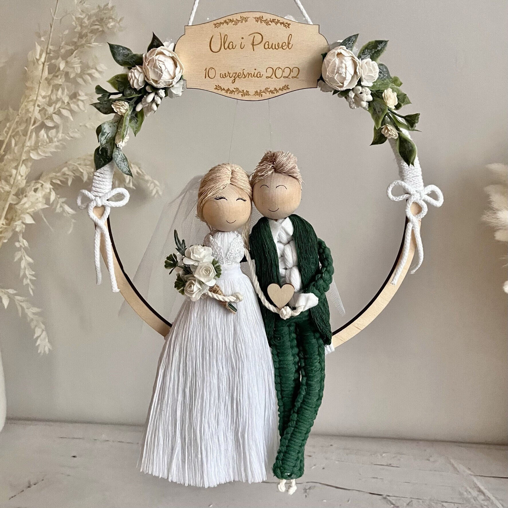 Wedding Gift for the Bride and Groom, Personalized Dolls for the Young ...