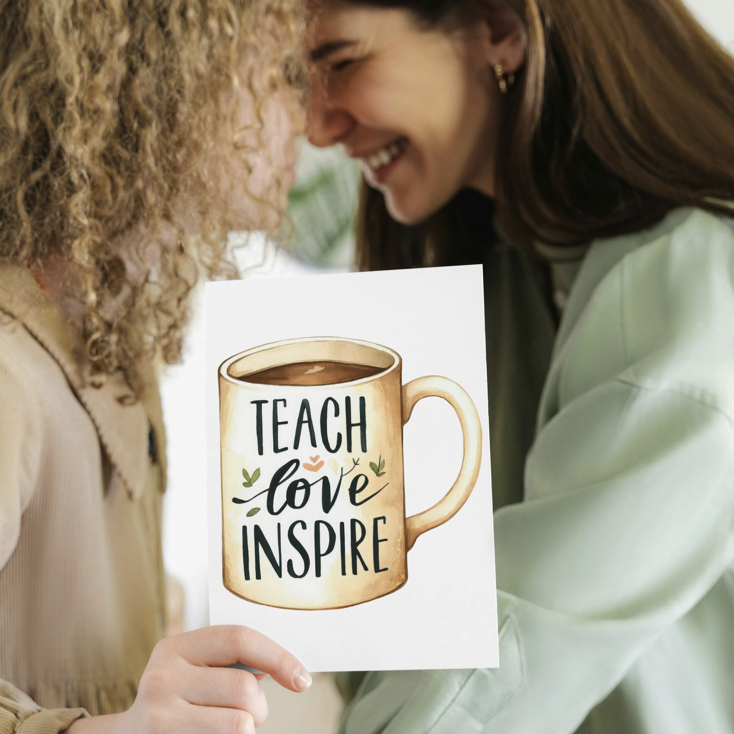 Watercolor Teacher Clipart. Appreciation Gift for Teacher, Classroom ...