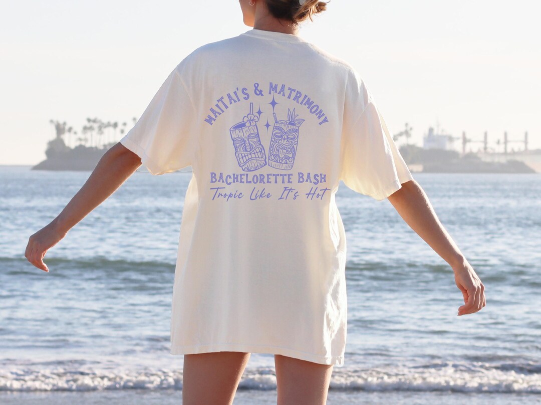 Tropic Like Its Hot Bachelorette Bride Tribe Tiki Bachelorette ...