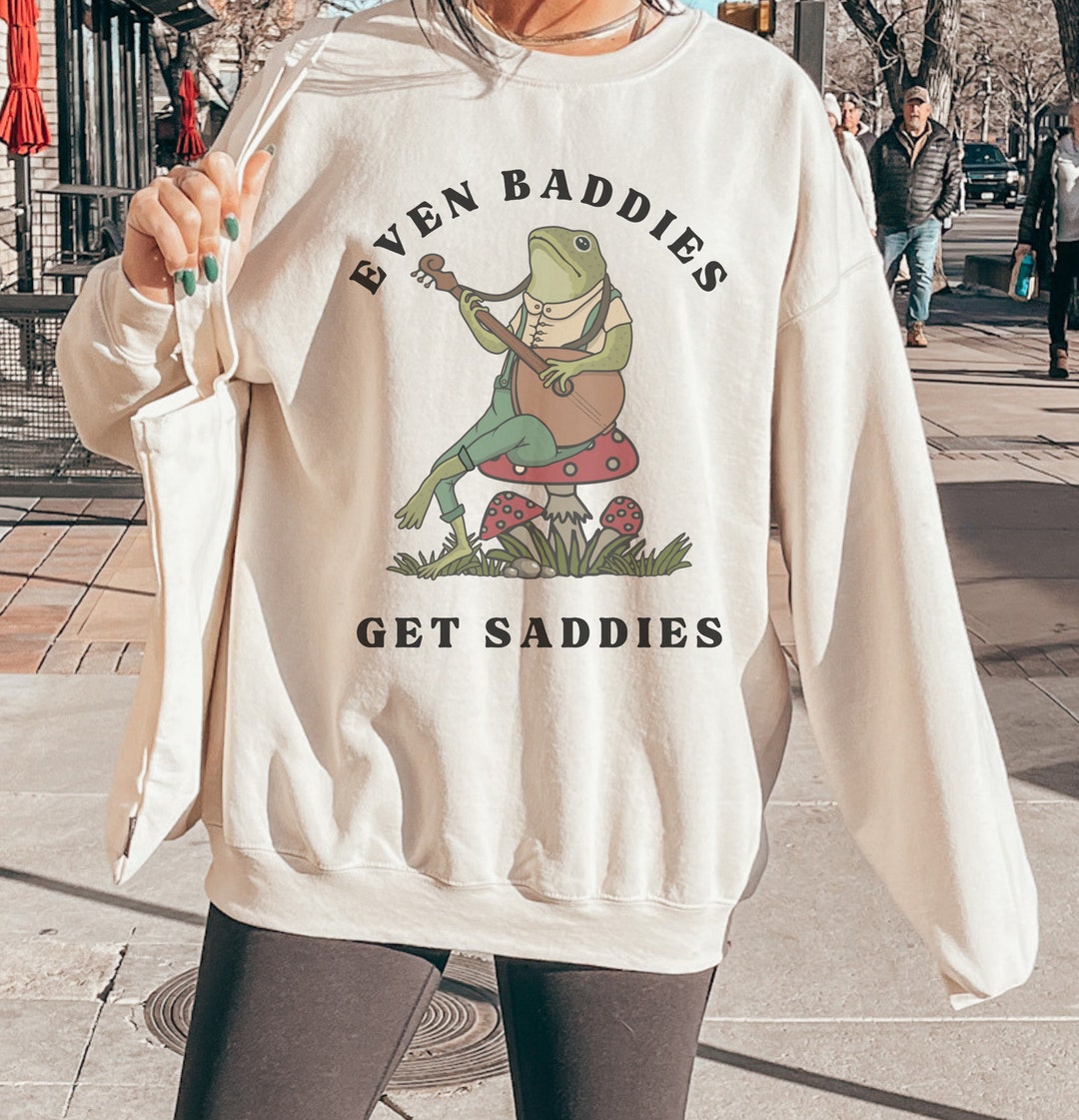 Frog Sweatshirt Toad Shirt Mushroom Sweater Fairycore Shirt Frog ...