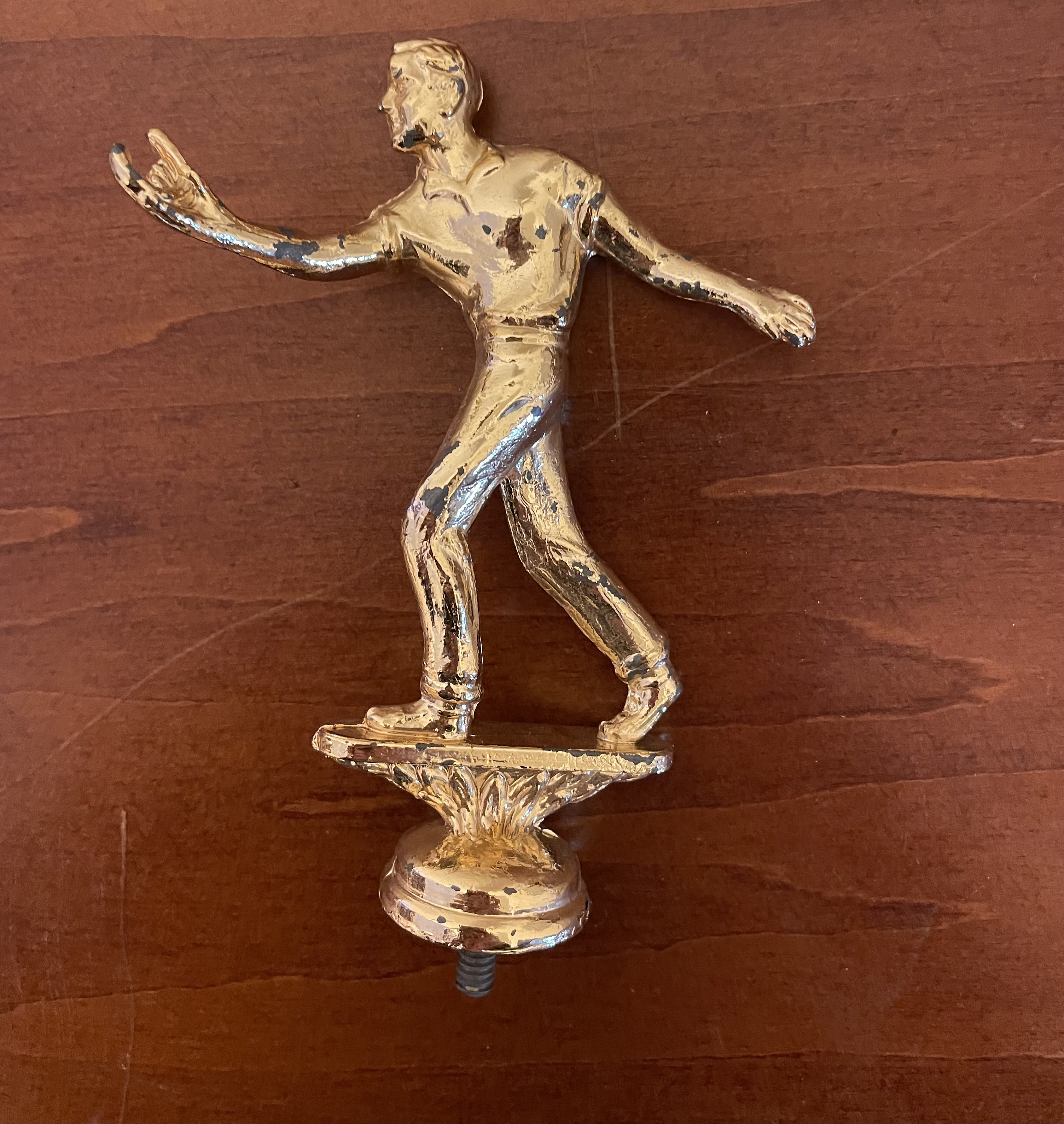 Vintage Metal Trophy Toppers Men's Sports Figures Made - Etsy