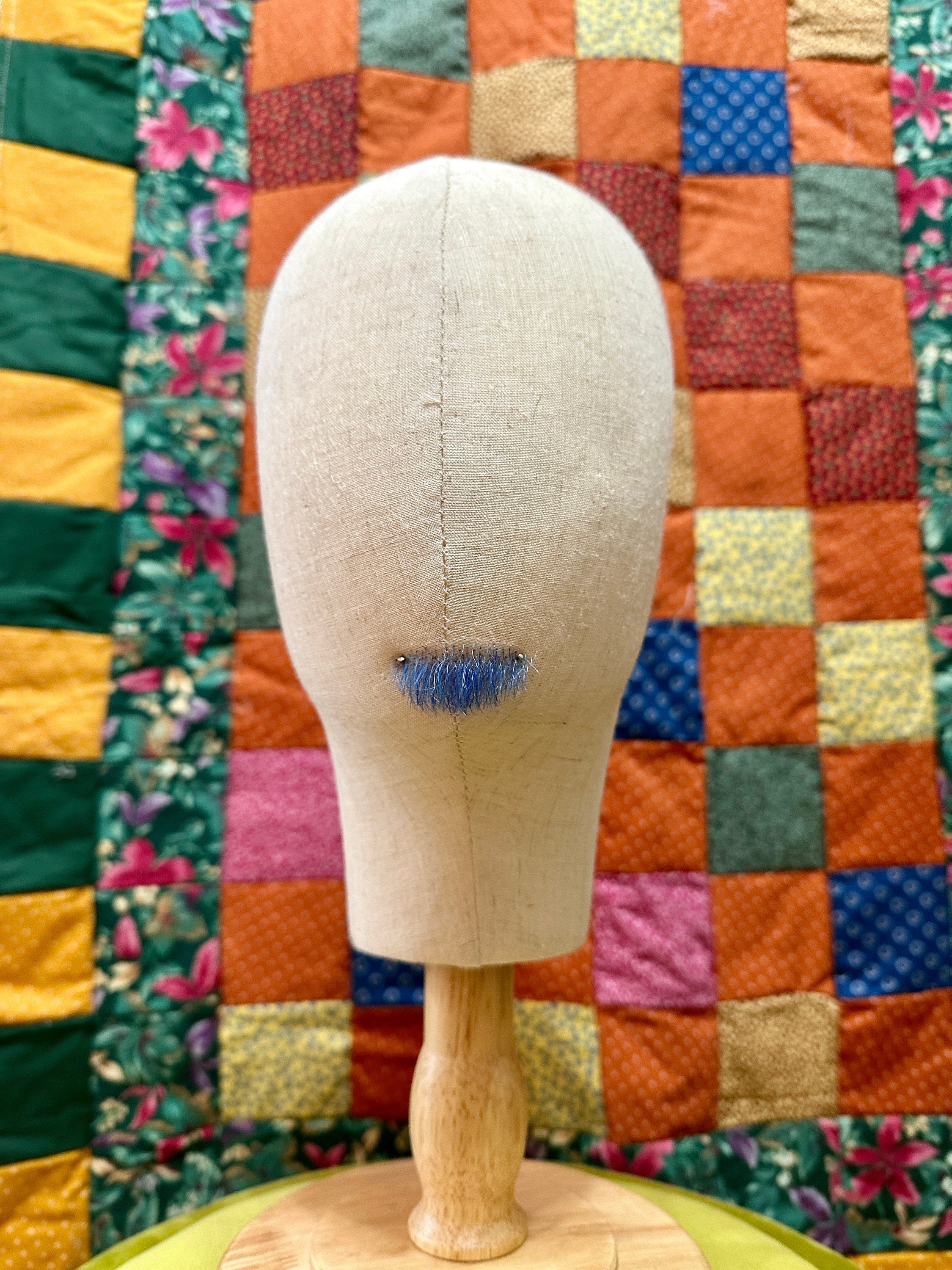 Blue Realistic Mini Goatee Hand-tied - Etsy