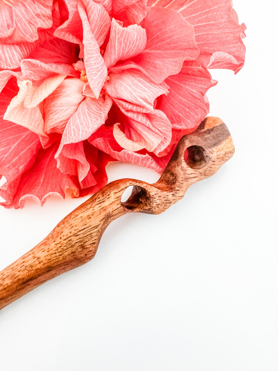 Koa Wood Hair Pick Unique Hair Stick - Etsy