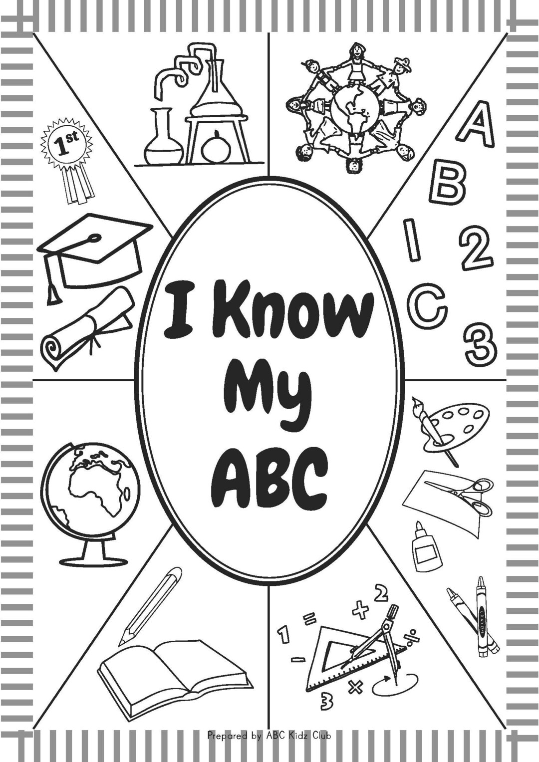I Know My ABC Uppercase Printable PDF Book for Pre-school / Early ...