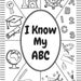 I Know My ABC Uppercase Printable PDF Book for Pre-school / Early ...