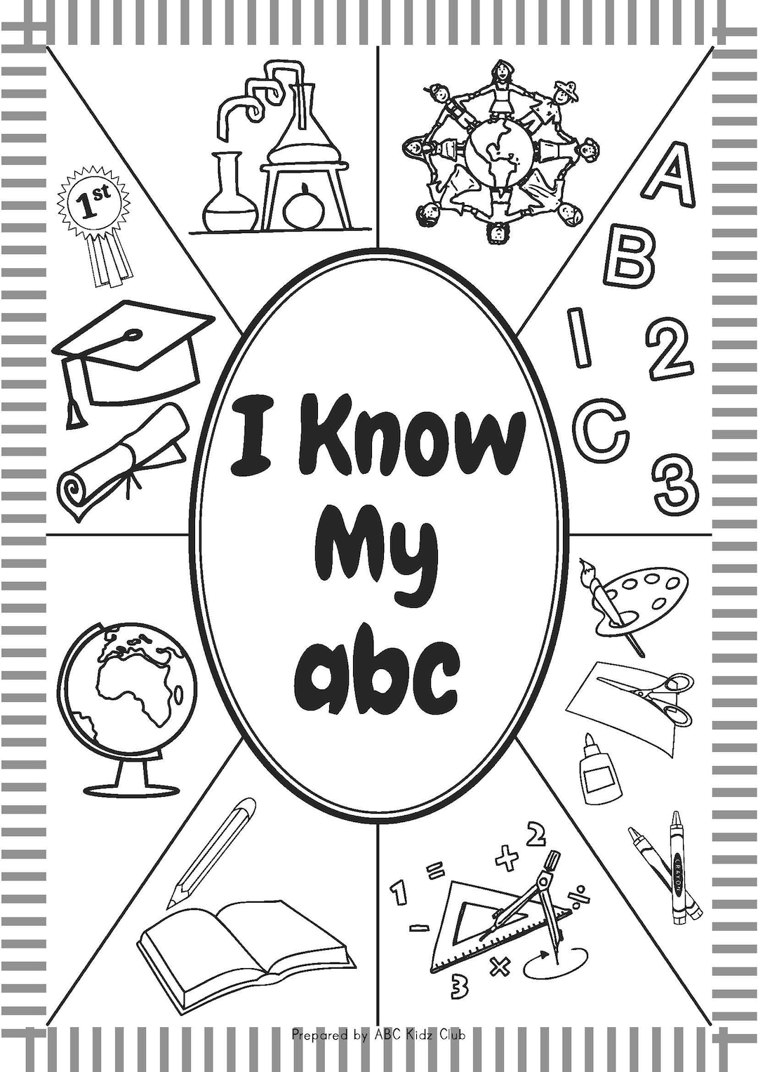 I Know My Abc Lowercase Printable PDF Book for Pre-school / Early ...