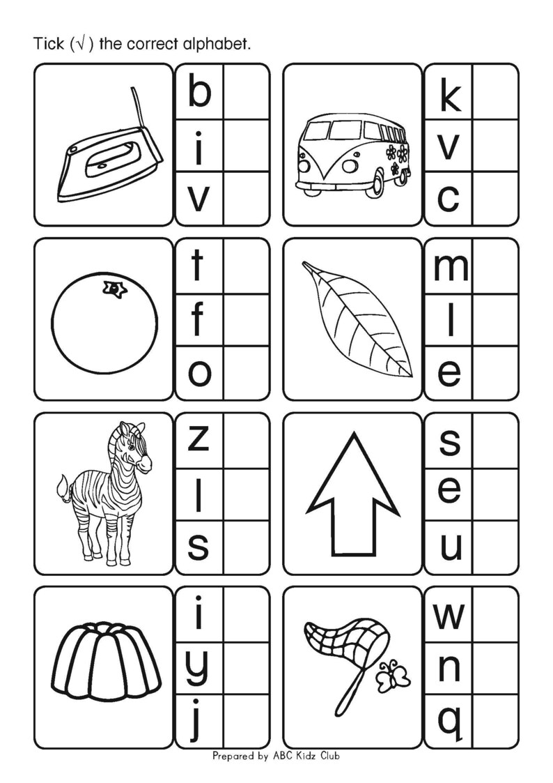 I Know My Abc Lowercase Printable PDF Book for Pre-school / Early ...
