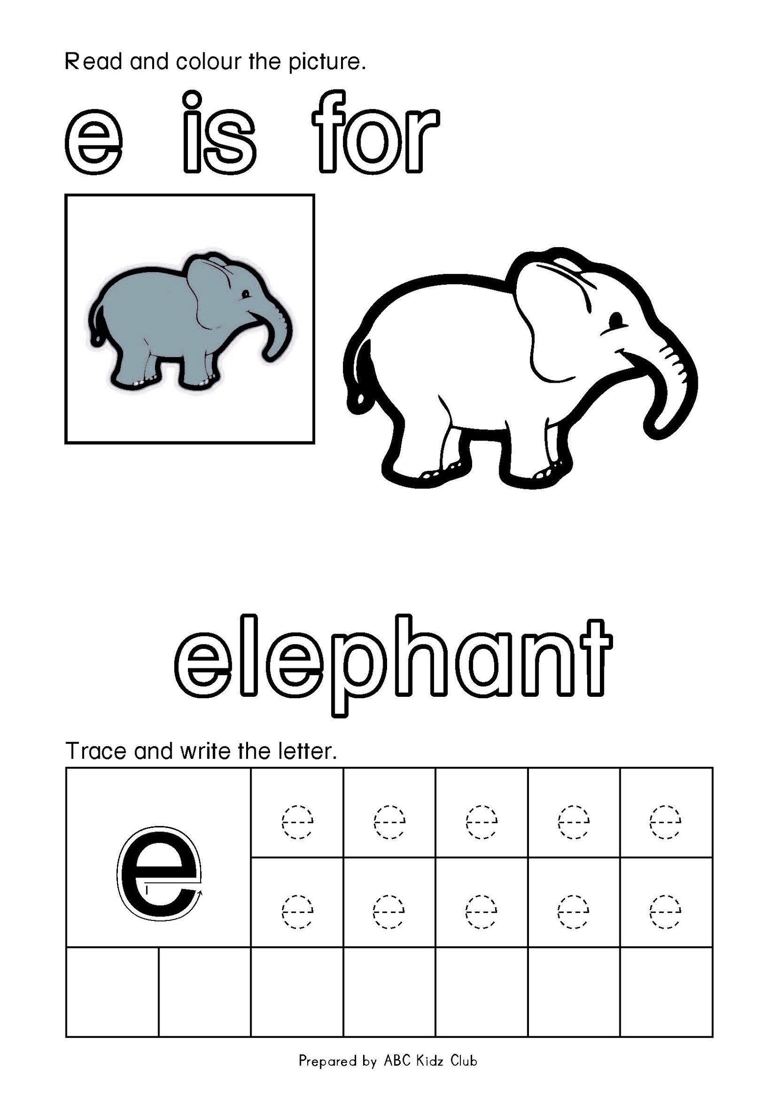 I Know My Abc Lowercase Printable PDF Book for Pre-school / Early ...