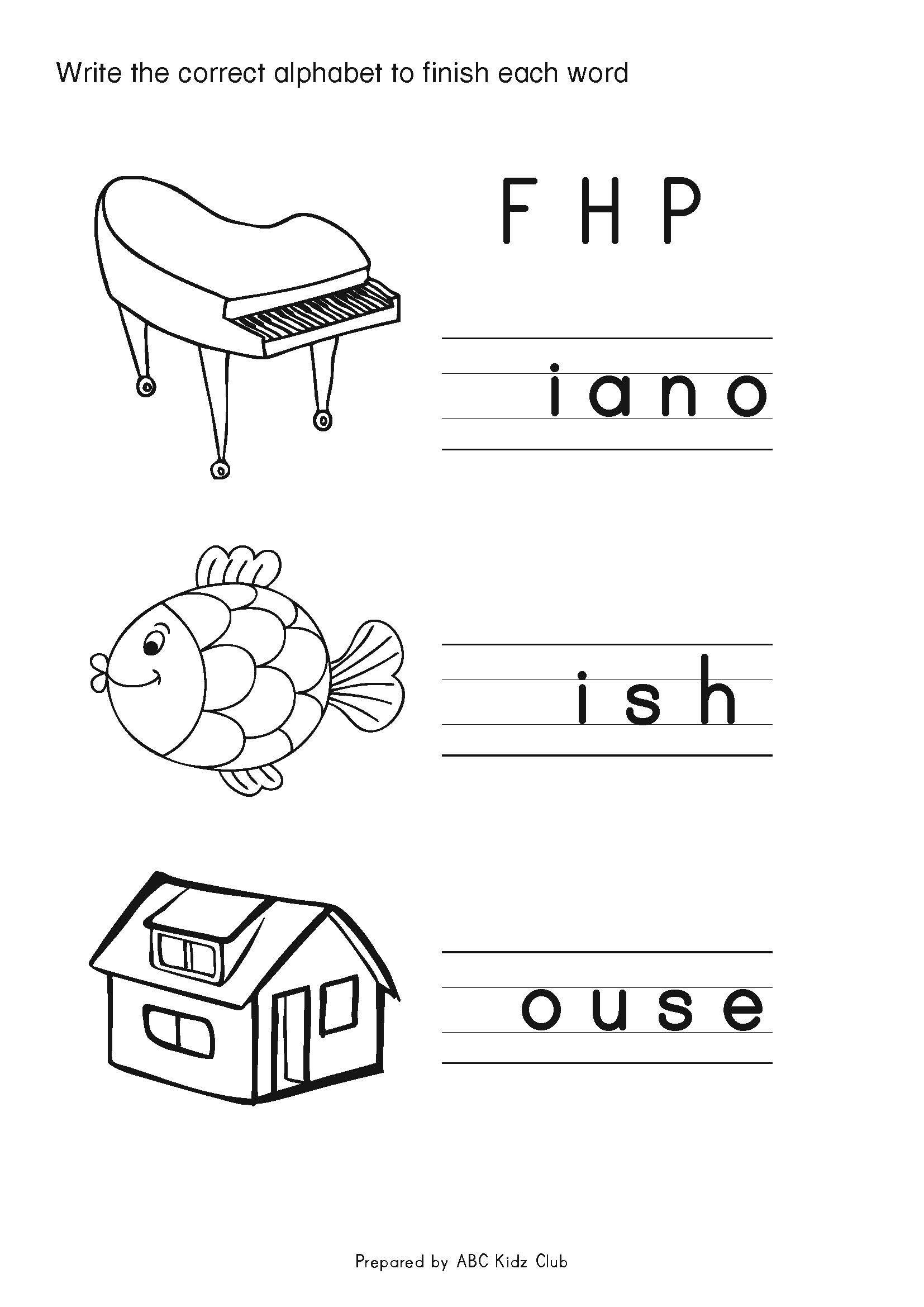 I Know My ABC Uppercase Printable PDF Book for Pre-school / Early ...