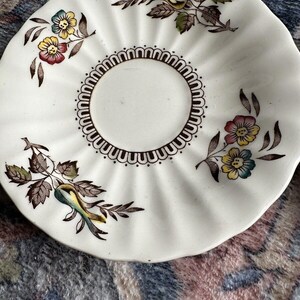 Beautiful Vintage Wade Floral Dinnerware Set 12 Piece China Plates ...