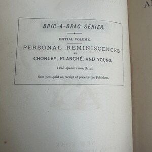 The Bric A Brac Series Thackeray and Dickens - Etsy