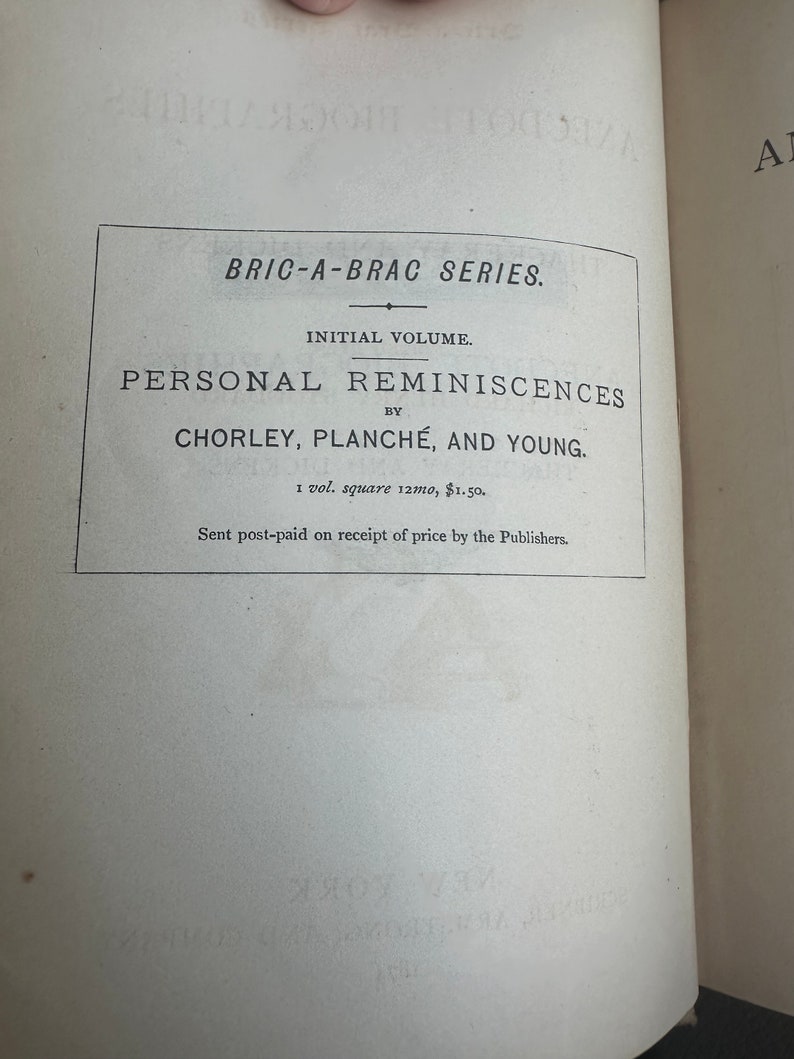 The Bric A Brac Series Thackeray and Dickens - Etsy