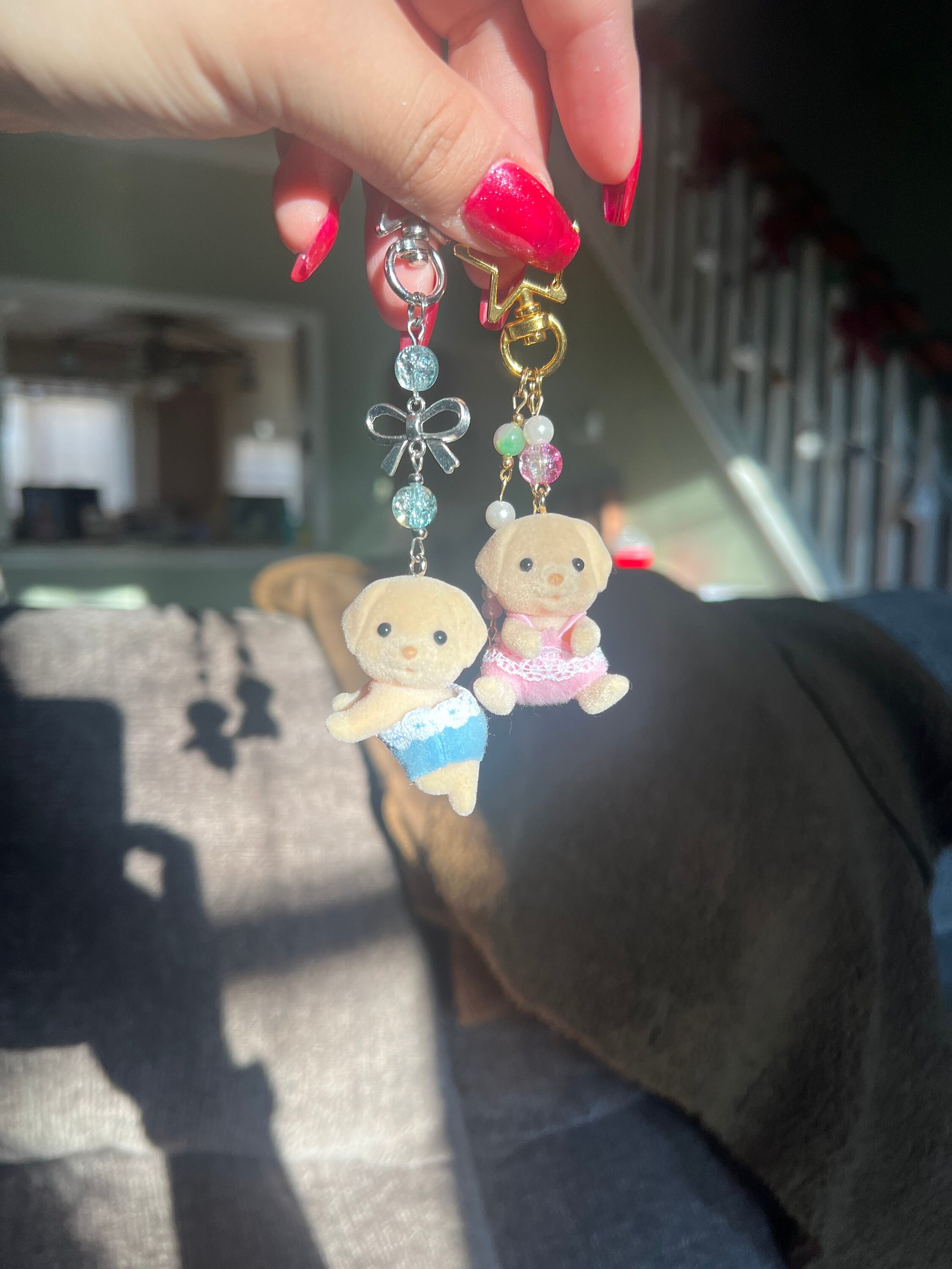 Calico Critter Lab Puppy Keychain - Etsy