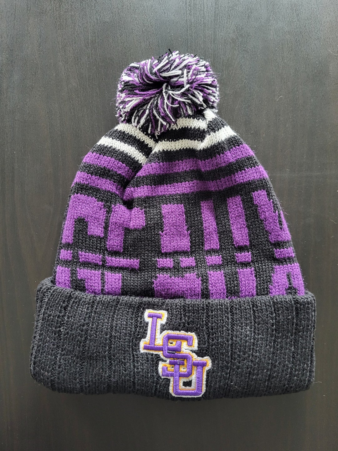 LSU Louisiana State University Tigers Beanie / Football Winter Hat Cap ...