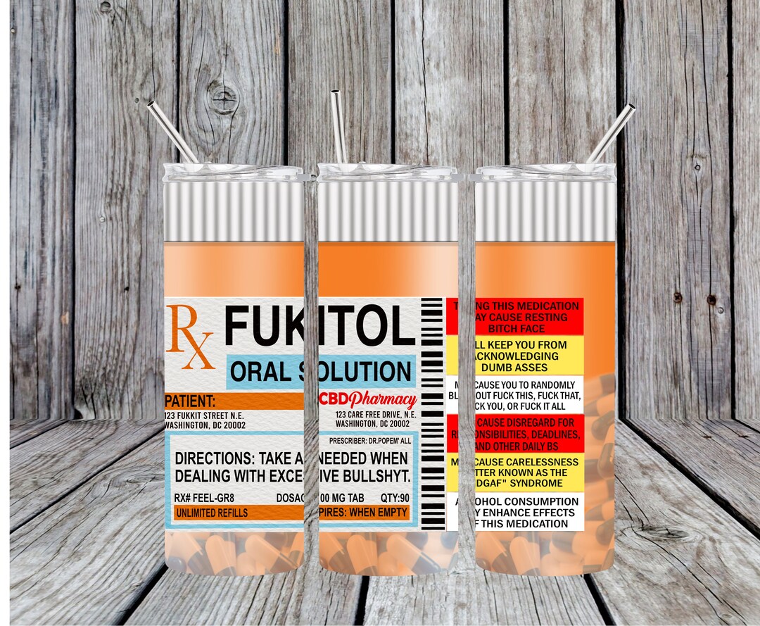 FUKITOL Tumbler - Etsy