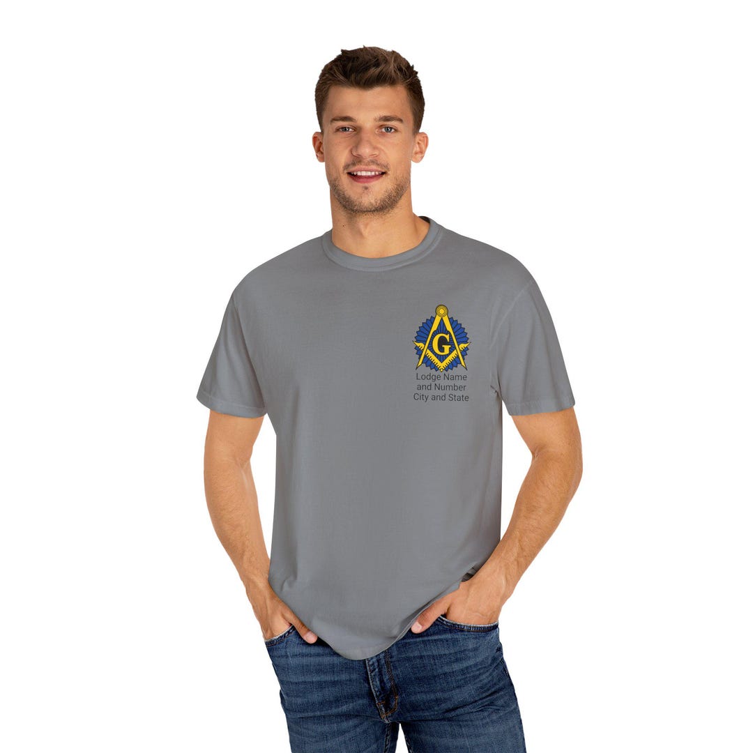 Freemason T-shirt, Masonic Symbol Tee, Freemasonry Gift, Lodge Member ...
