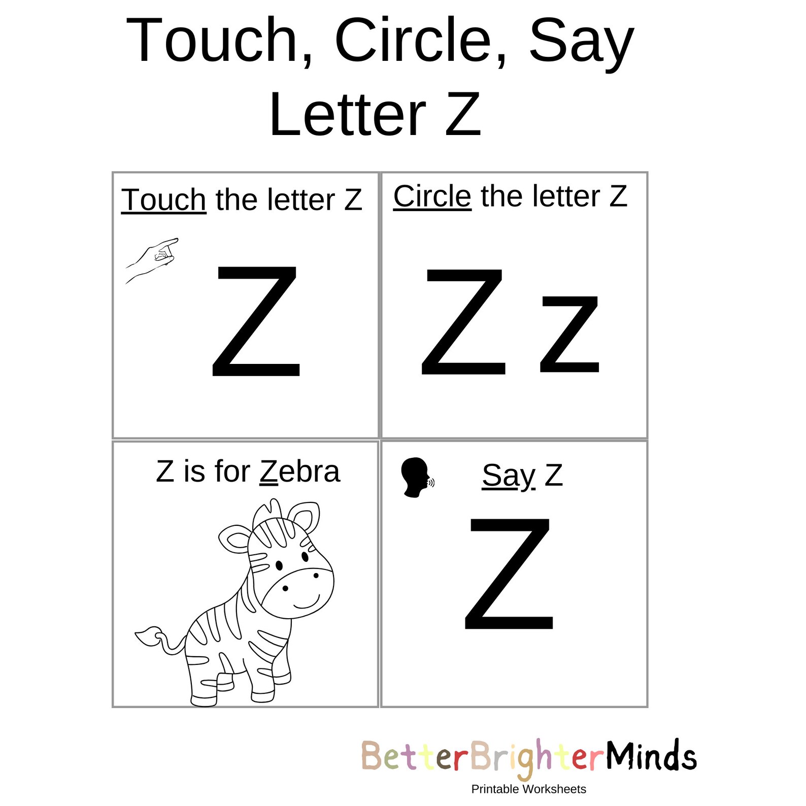 PRINTABLE WORKSHEETS, A-Z, Letters, Early Learning, Fun Activity ...