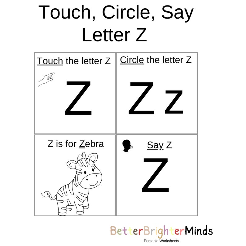 PRINTABLE WORKSHEETS, A-Z, Letters, Early Learning, Fun Activity ...