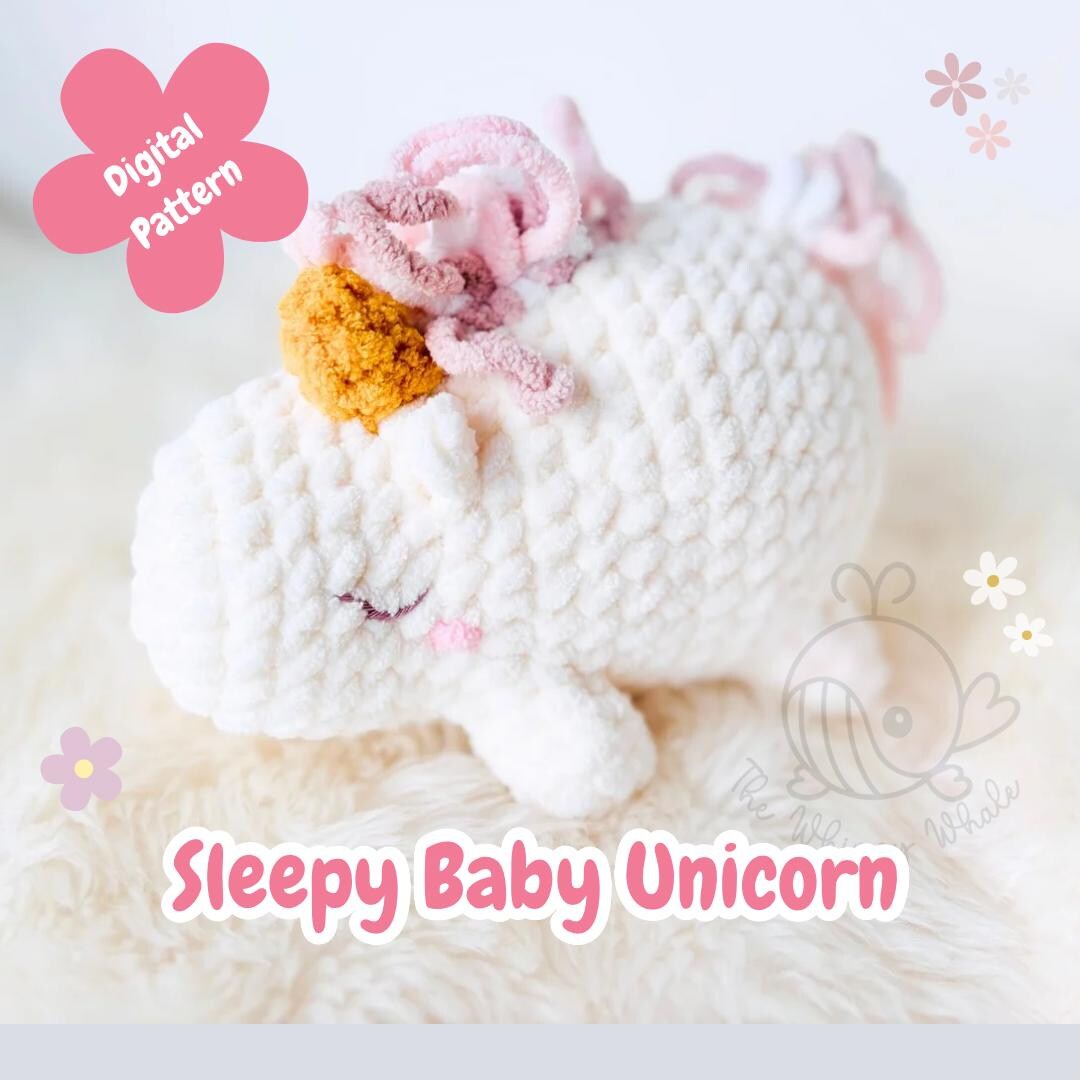 Baby Unicorn Crochet Pattern, Unicorn Amigurumi Pattern, Digital ...