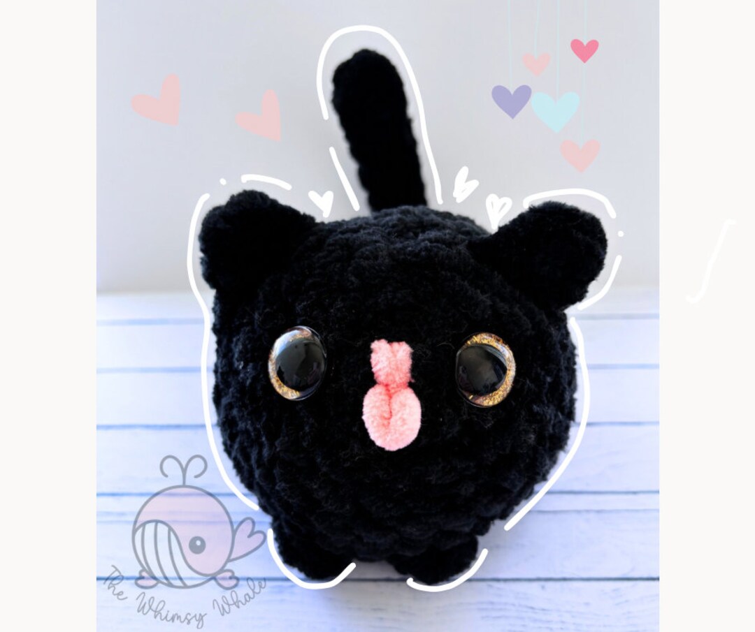 Derpy Void Cat, No-sew Crochet Amigurumi Digital Pattern. Amigurumi ...
