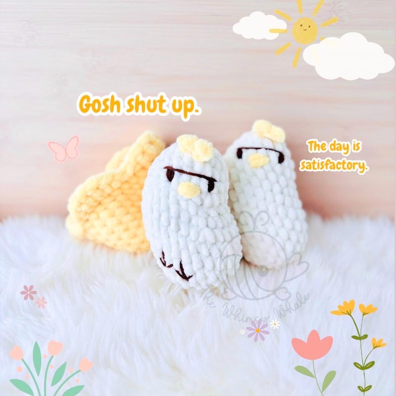 Chicken Banana, Easy No-sew Crochet Pattern, PDF Digital Download ...