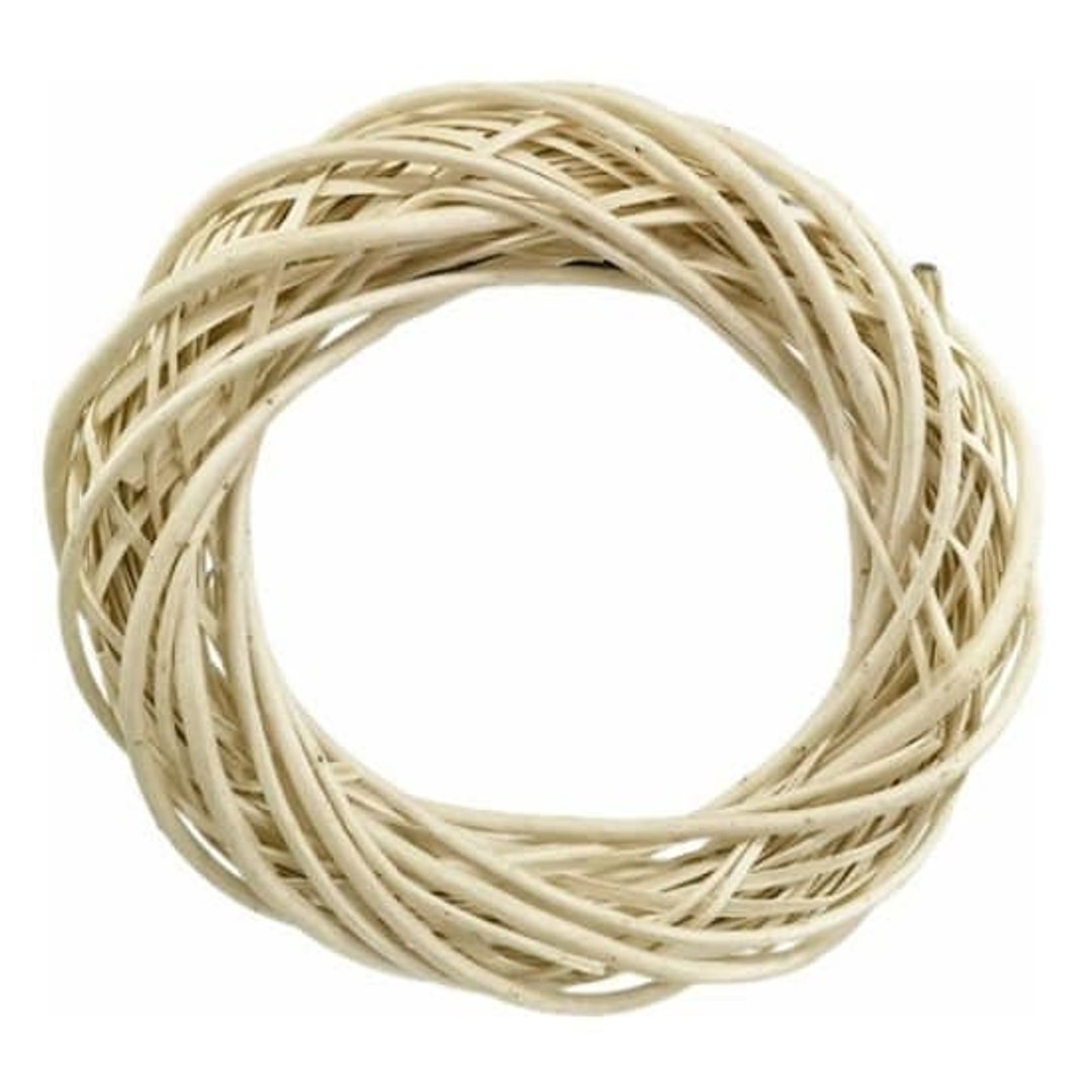 Natural Willow Wicker Wreath Ring 20 / 30 / 40cm Christmas Autumn Craft ...