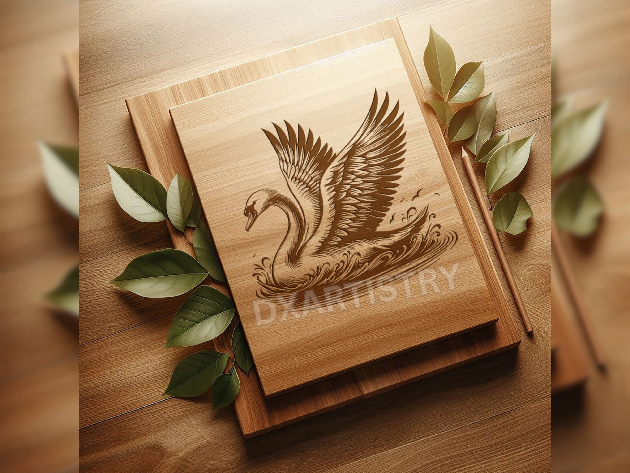 Swan SVG Vector Laser Engrave Dxf Dwg Cnc Webp, Swan PNG, Swan Clip Art ...