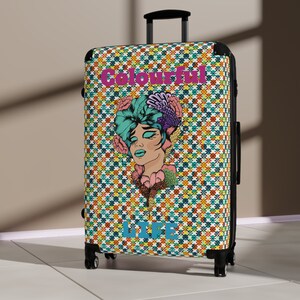 COLOURFUL LIFE Suitcase Trendy Trip, Gift for Her Mother's Day ...