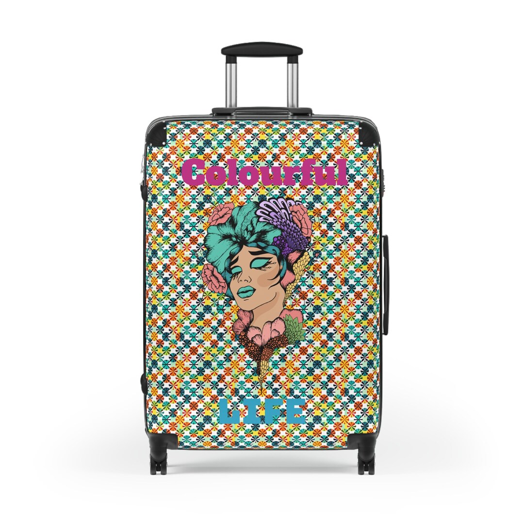 COLOURFUL LIFE Suitcase Trendy Trip, Gift for Her Mother's Day ...