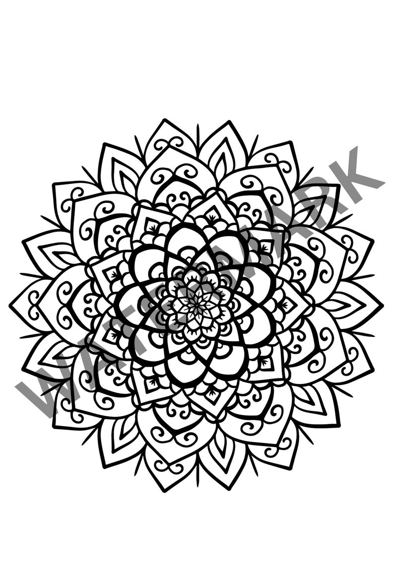 Mandela Coloring 10 Images - Etsy