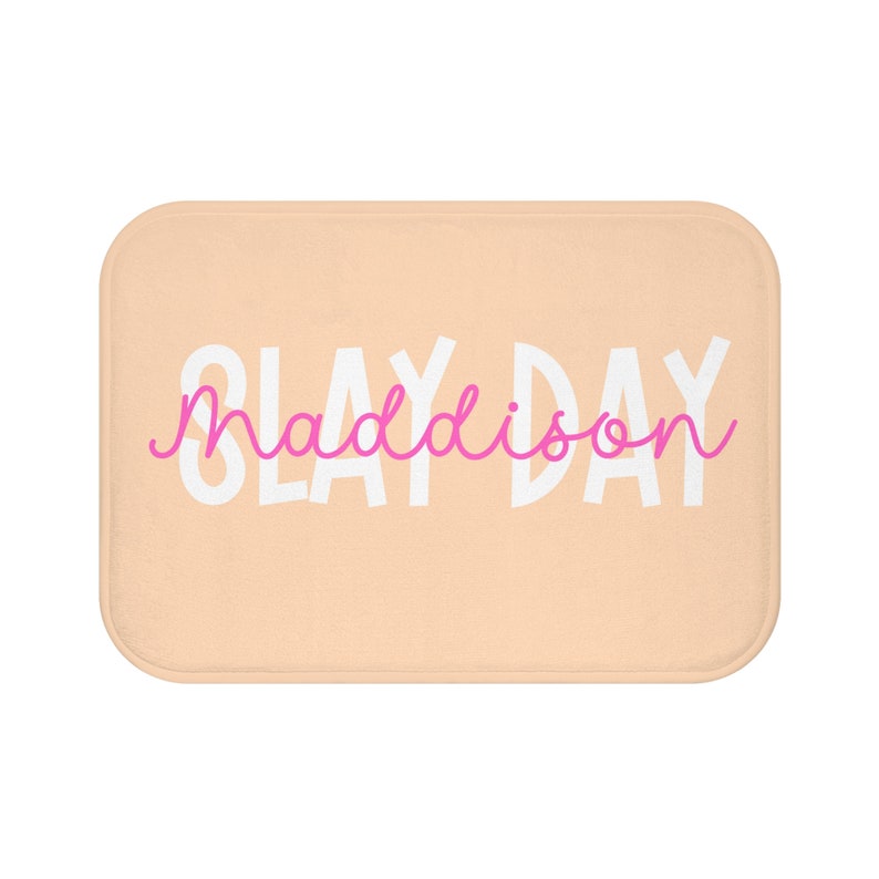 Personalized SLAY DAY Bath Mat Idea for Dance Competition Mat Dressing ...