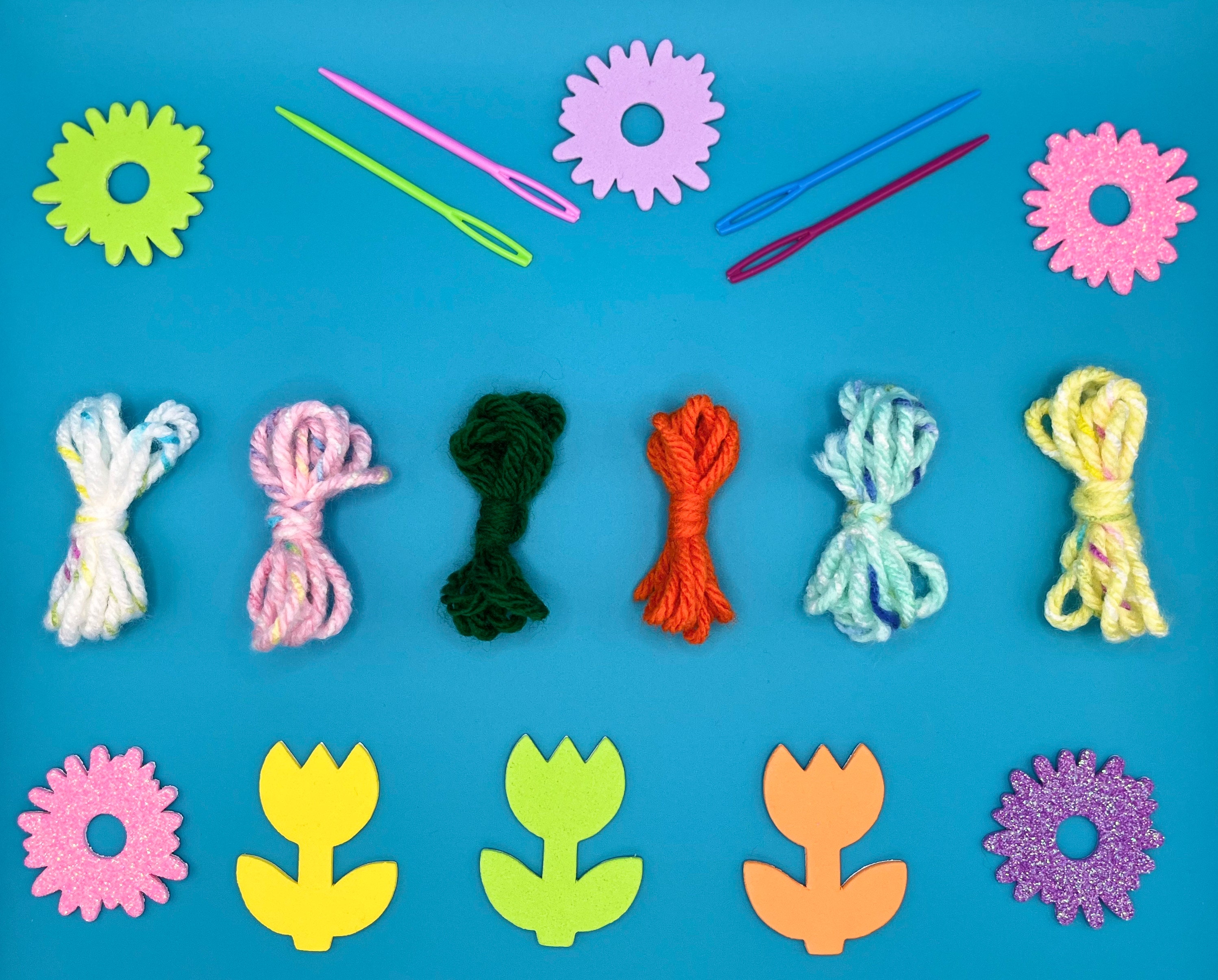 Crafting Toy for Kids - Yarn Weaving, Lacing, Wooden Craft - Perfect ...