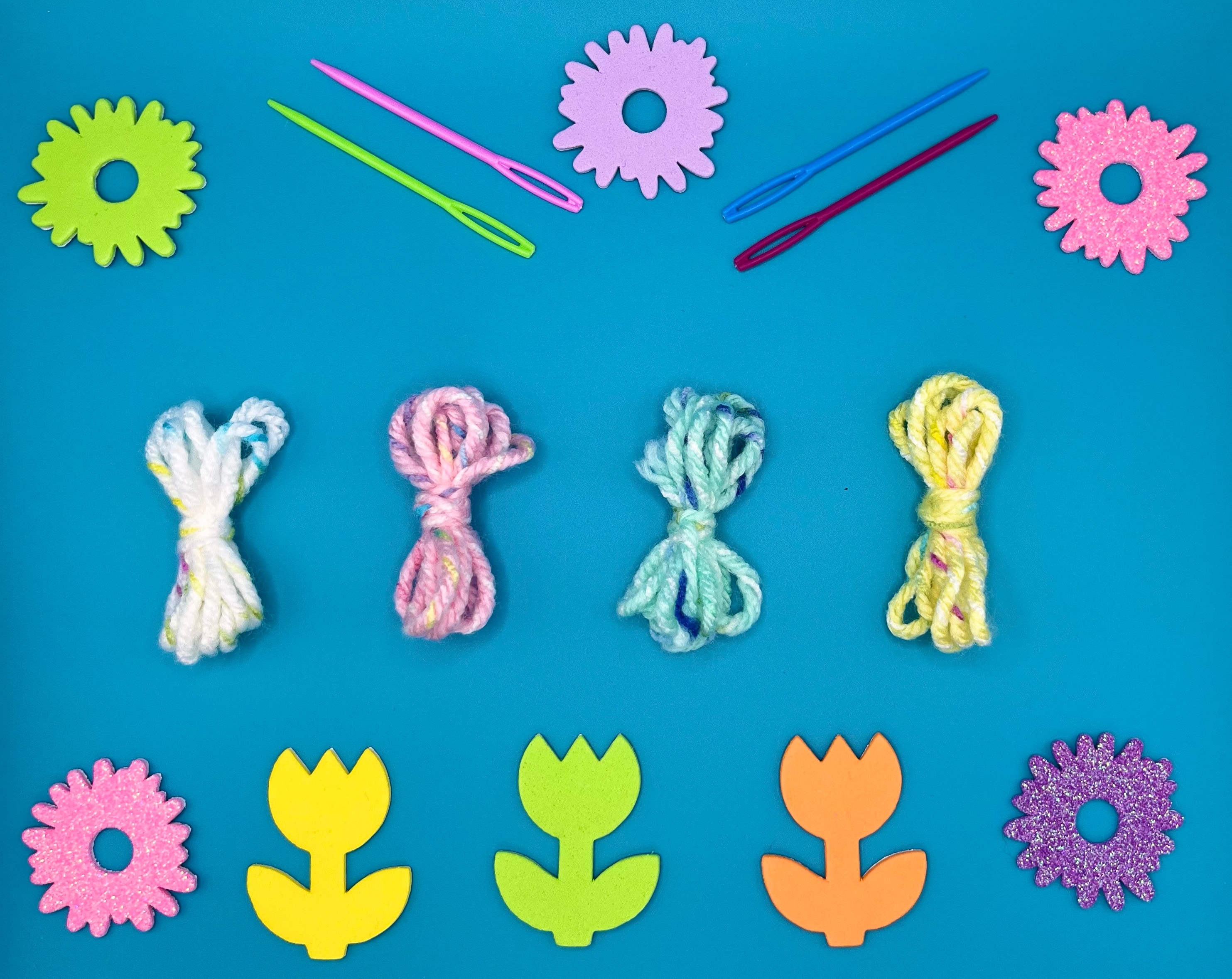 Crafting Toy for Kids - Yarn Weaving, Lacing, Wooden Craft - Perfect ...