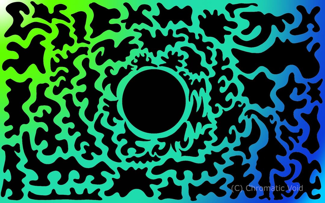 Modern Abstract Wall Art Printable – Psychedelic Print, Digital ...