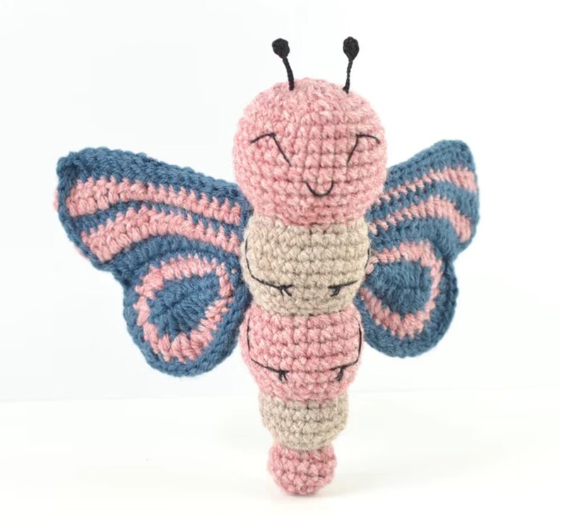 CROCHET PATTERN AVA the Butterfly / Amigurumi / Stuffed Toy / Outer ...