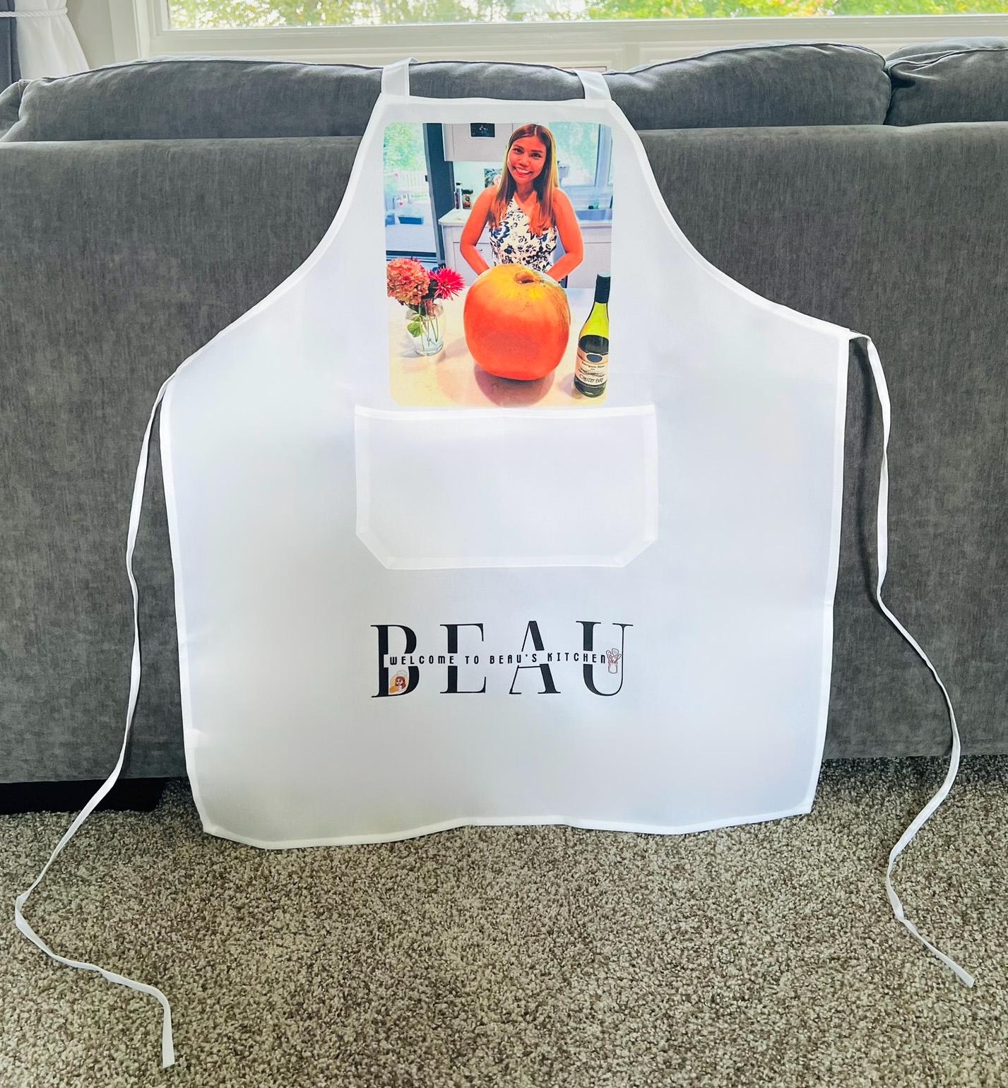Custom Text and Photo Apron, Custom Photo Apron, Custom Text Apron ...