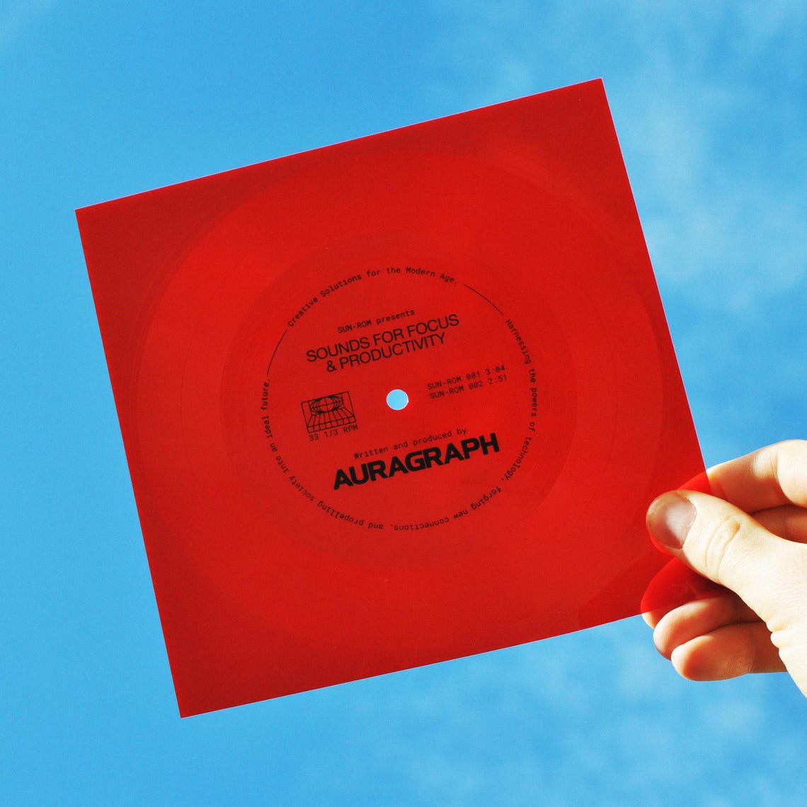 SUN-ROM X AURAGRAPH: "sounds for Focus & Productivity" Flexi Booklet - Etsy