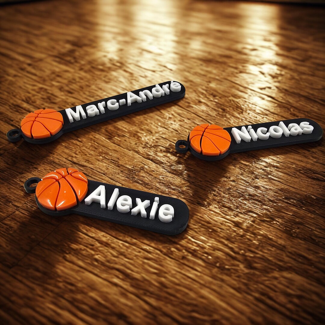 Custom Basketball Keychain With Name – Personalized Sports Gift for ...