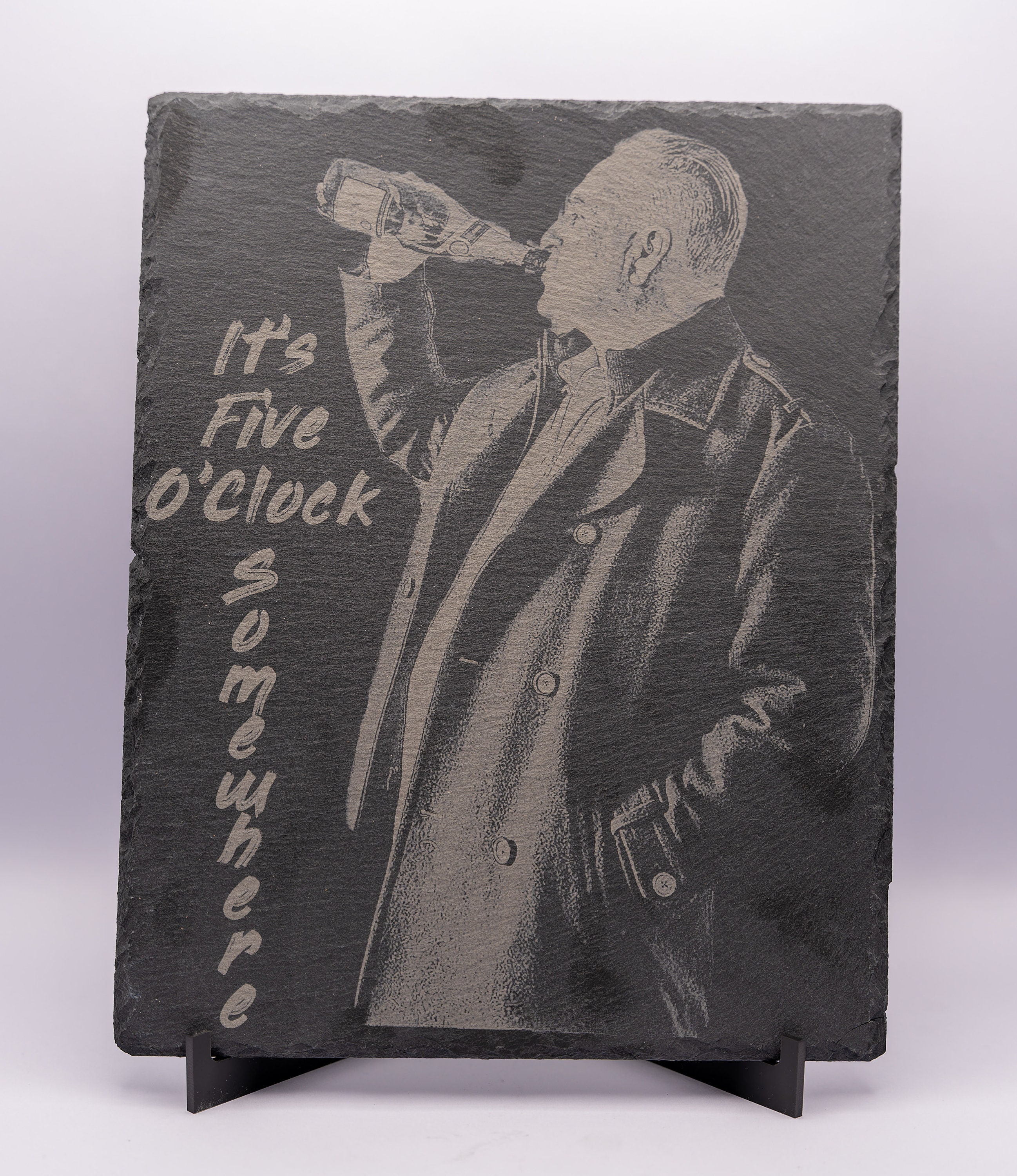 Custom Laser Engraved Photos on Natural Slate - A Timeless Personalized ...