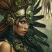Aztec Warrior Queen Art Print: Mesoamerican Wall Decor (PNG File) - Etsy
